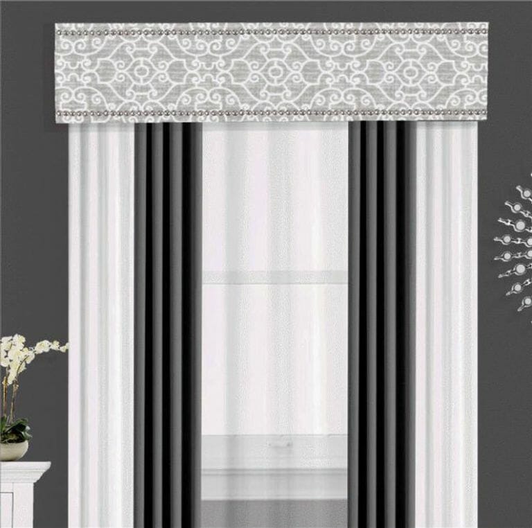 Custom Valances & Cornice Boxes: Window Top Treatments