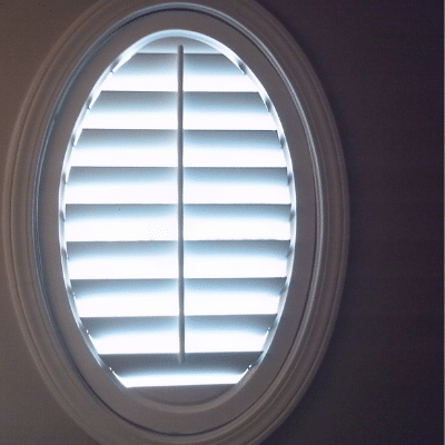 Arched Shutters, Bay Windows & Skylight Shutters